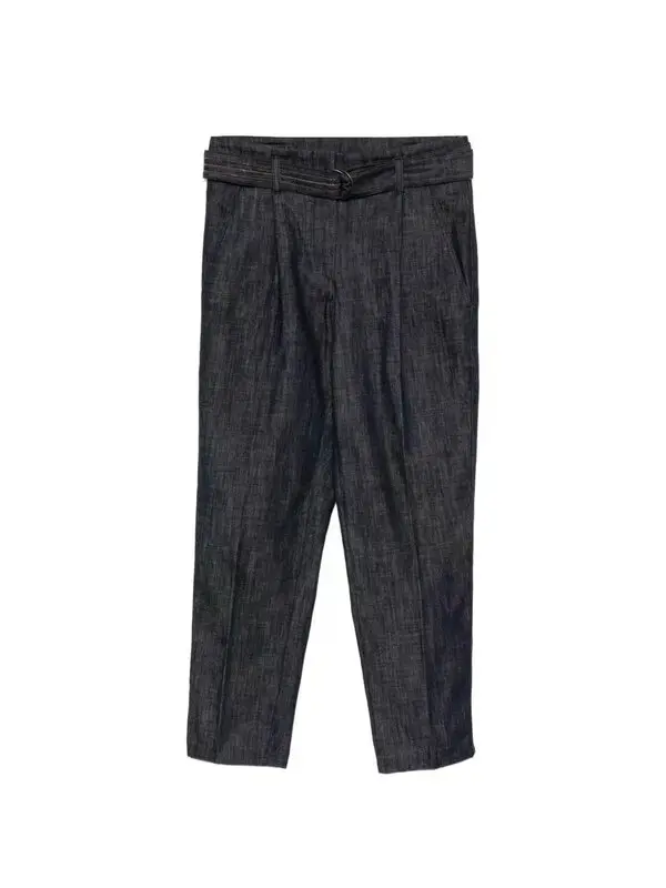 Brunello Cucinelli Belted Tailored Jeans
