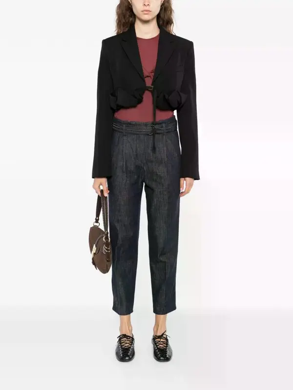 Brunello Cucinelli Belted Tailored Jeans