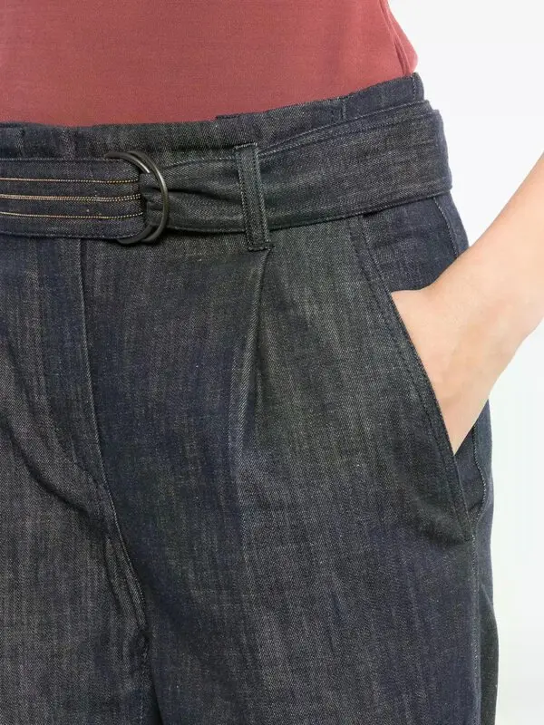 Brunello Cucinelli Belted Tailored Jeans