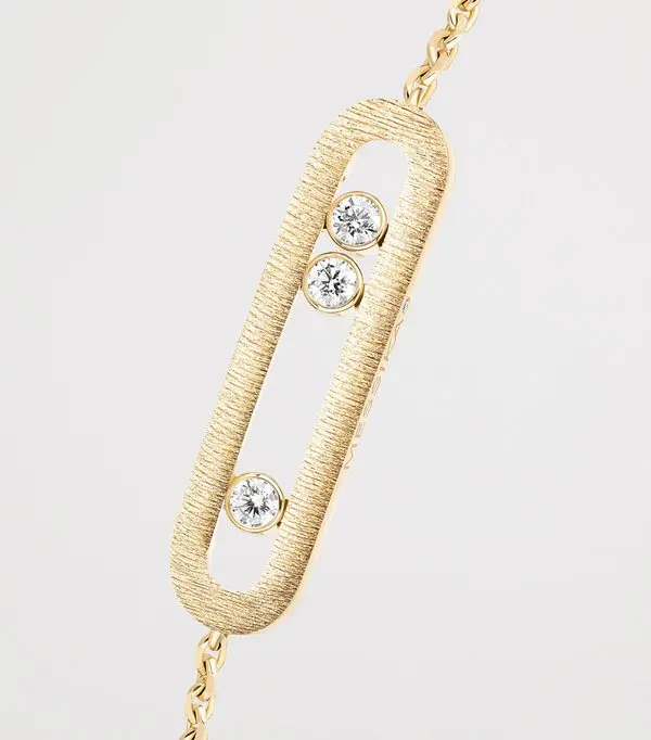 Messika Move Classique Diamond Bracelet In Yellow