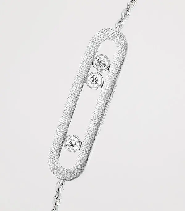 Messika Move Classique White Gold And Diamond Bracelet