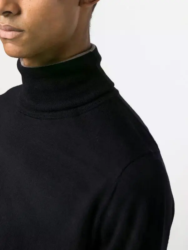 Paul Smith Roll Neck Merino Wool Jumper