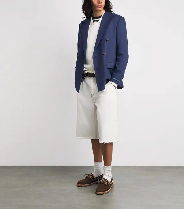 Polo Ralph Lauren Linen Double-breasted Blazer