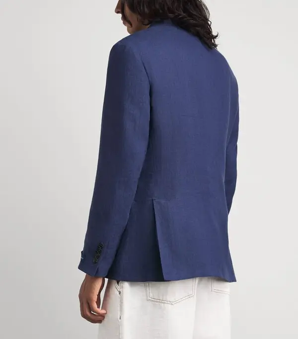 Polo Ralph Lauren Linen Double-breasted Blazer
