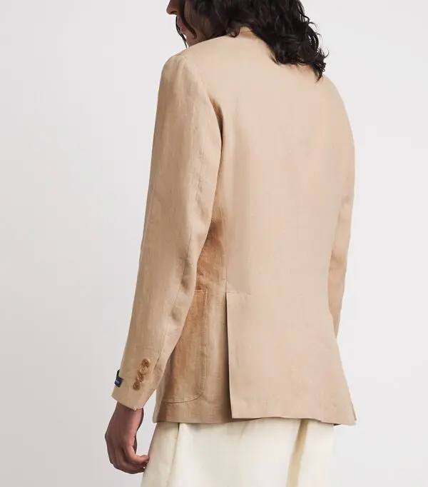 Polo Ralph Lauren Linen Tailored Blazer - Brown