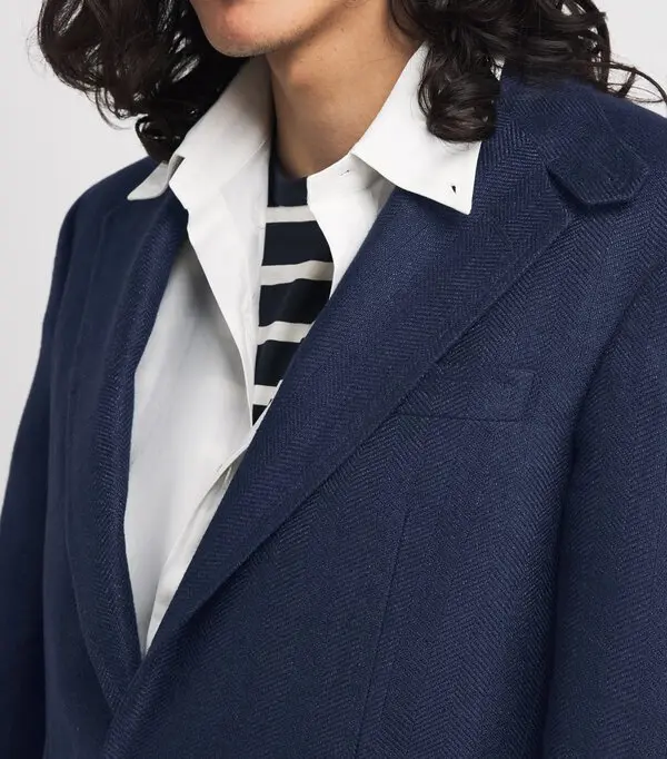 Polo Ralph Lauren Wool Herringbone Rl67 Blazer