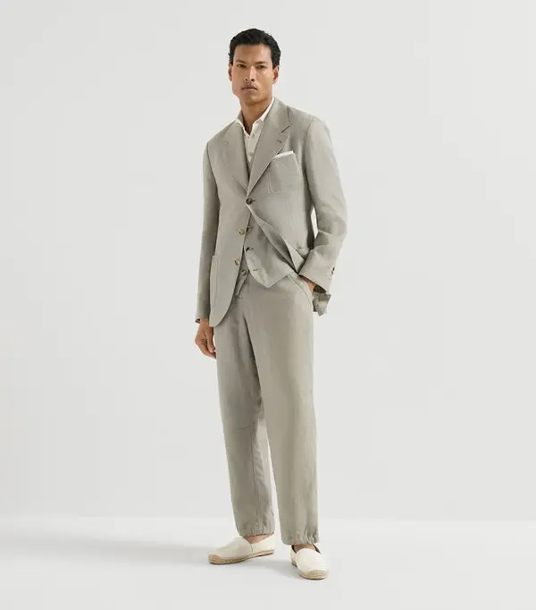 Brunello Cucinelli Linen 3-piece Suit