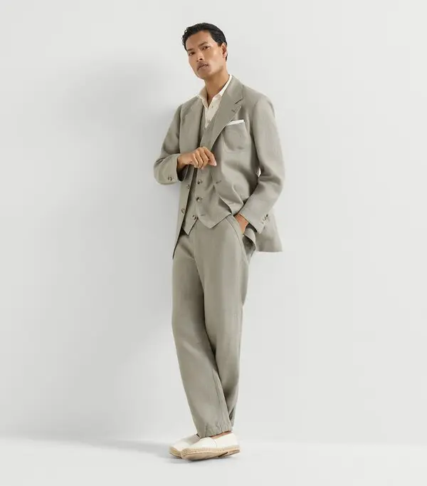 Brunello Cucinelli Linen 3-piece Suit