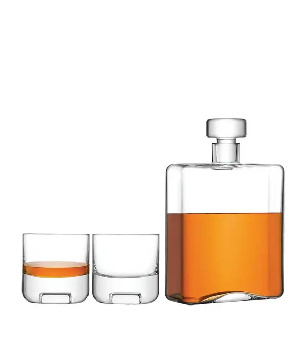 LSA INTERNATIONAL Cask Whisky Glasses And Decanter Set