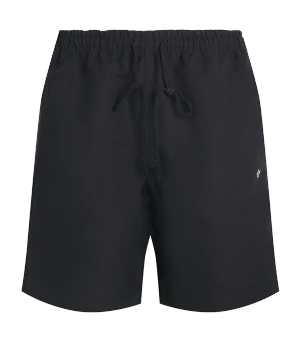 Adidas Song For The Mute X Drawstring Shorts With Three-stripe Motif - Black