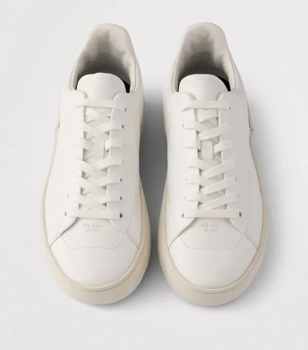 Prada Leather Court Sneakers