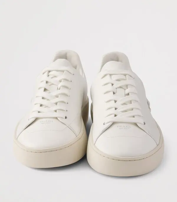 Prada Leather Court Sneakers