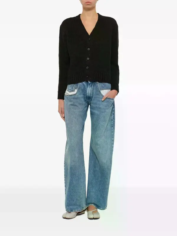 MAISON MARGIELA Four-stitch Logo Hemp Cardigan