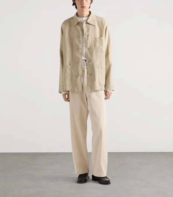 Prada Linen Worker Jacket