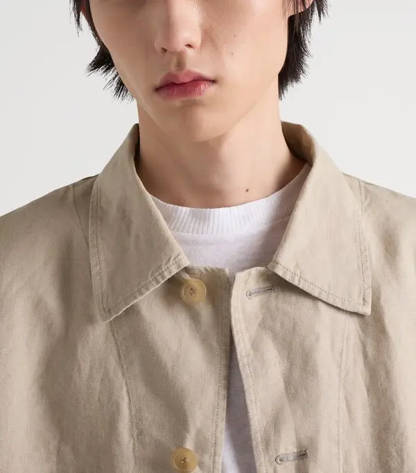 Prada Linen Worker Jacket