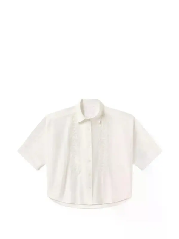 Citizens Of Humanity Claire Lace Inset Shirt - White