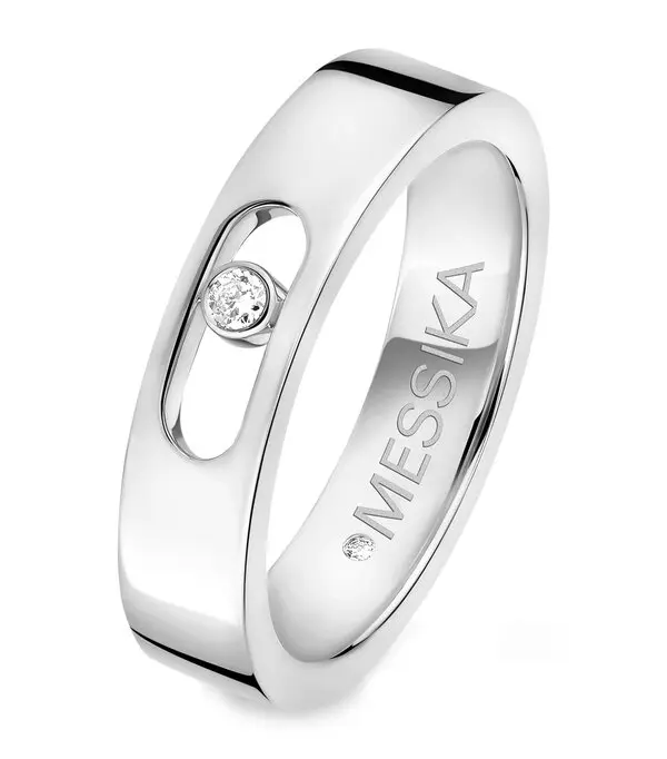 Messika Move Joaillerie Diamond Ring In White Gold - Silver