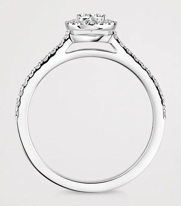 Messika 18 Karat White Gold And Diamond Ring