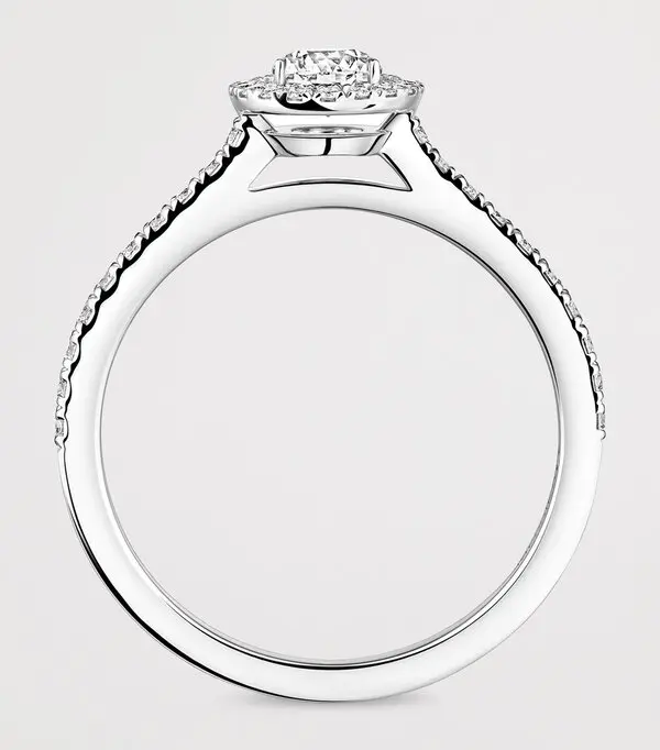 Messika Joy Brilliant Diamond And White Gold Ring - Silver