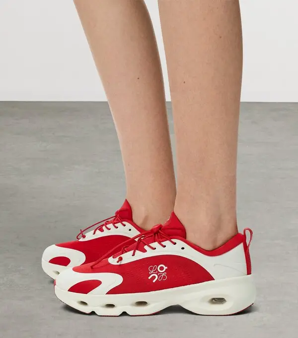 Loewe X On Cloudsolo Trainers - Red