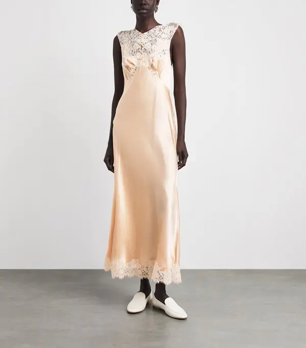 DÔEN Silk Marcelle Midi Dress