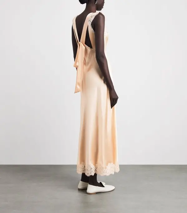 DÔEN Silk Marcelle Midi Dress