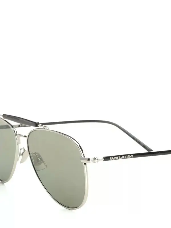Saint Laurent Metal Aviator Sunglasses