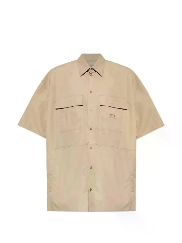 Balenciaga Ripstop Oversized Shirt - Neutrals