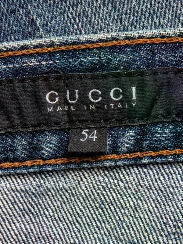 Gucci Wide-leg Jeans - Blue