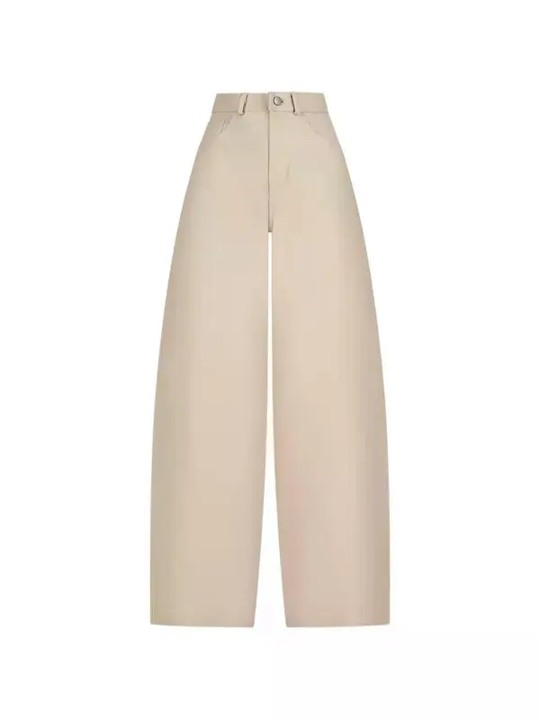 Destin Wide-leg Leather Trousers