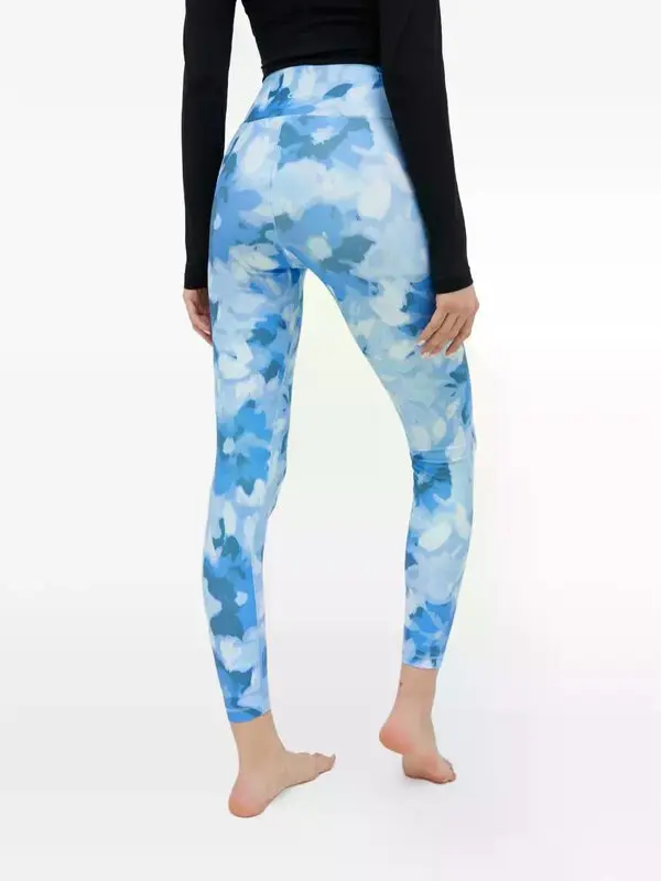 CASALL Floral-print Leggings - Blue