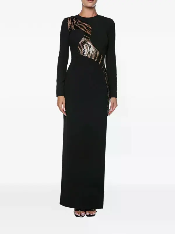 Just Cavalli Sequin Embellished Maxi Dress