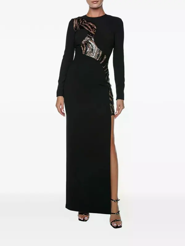 Just Cavalli Sequin Embellished Maxi Dress