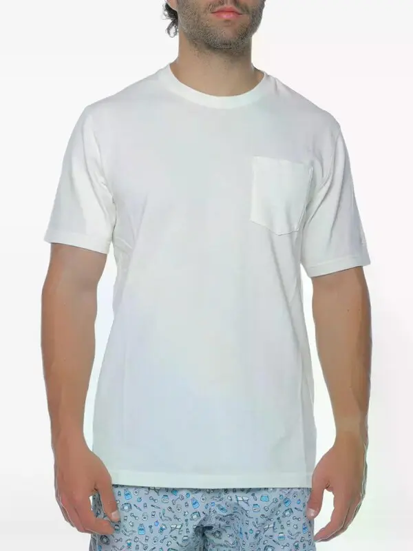 MC2 SAINT BARTH Bakewell Patch-pocket T-shirt - White