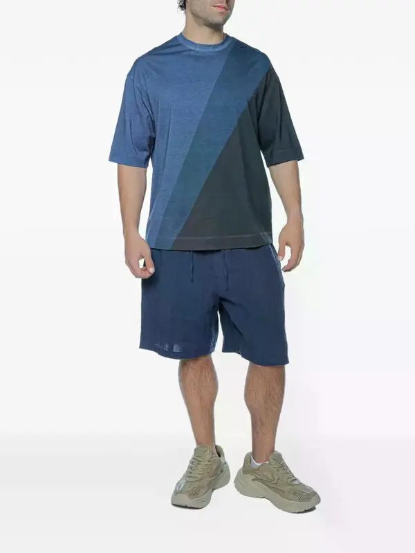 Emporio Armani Linen Drawstring Shorts