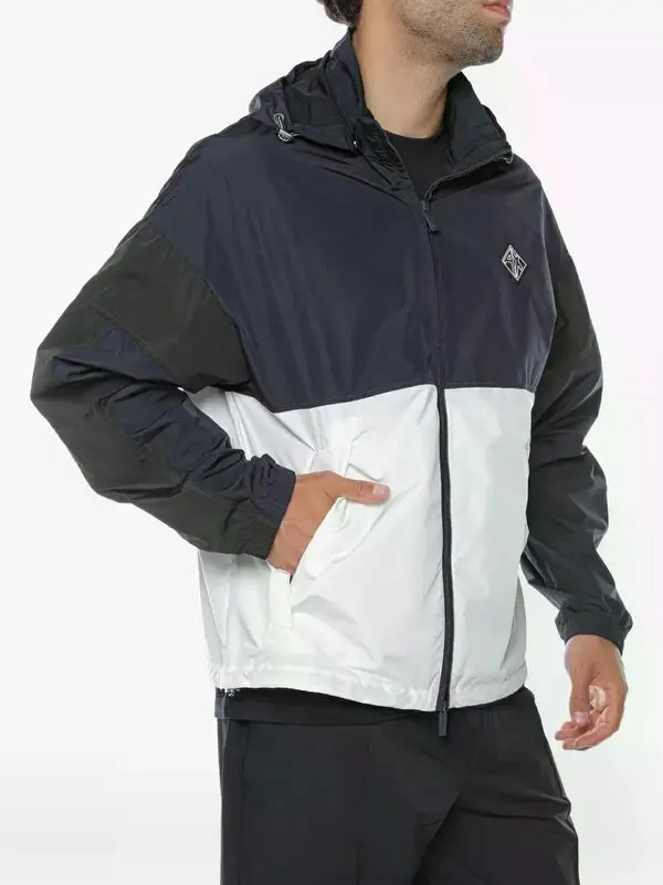 Armani Exchange Colour-block Hooded Jacket