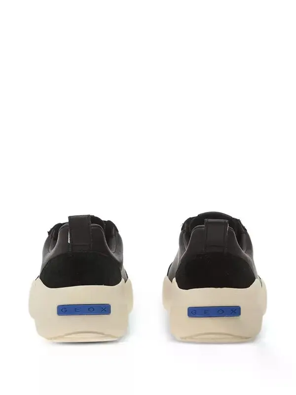 Geox Panelled Leather Sneakers