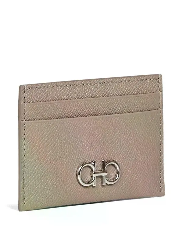 FERRAGAMO Gancini Leather Card Holder