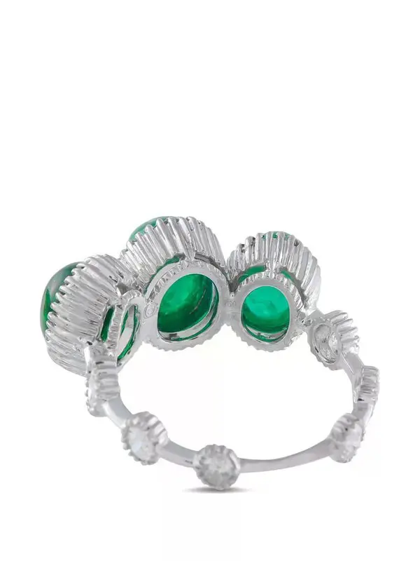LB EXCLUSIVE Emerald And Diamond Ring