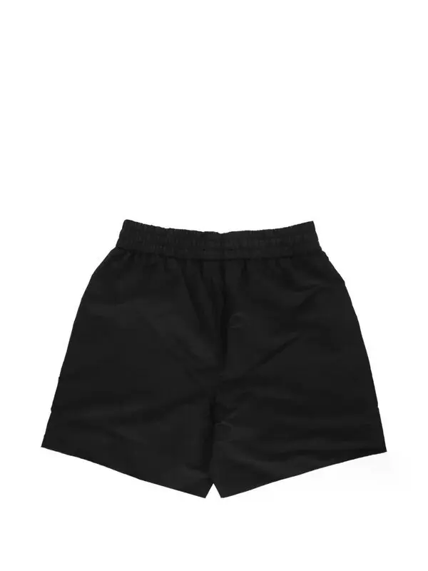 Fear Of God Logo-patch Drawstring Track Shorts - Black