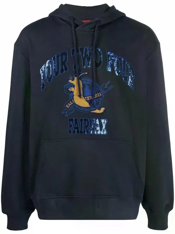 424 Applique Detail Hoodie