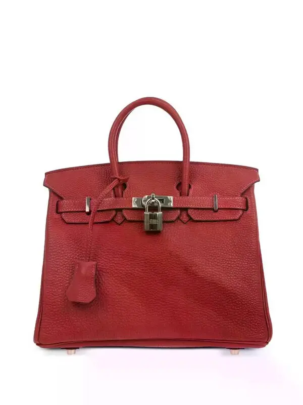 Hermès 2005 25 Birkin Tote Bag - Red