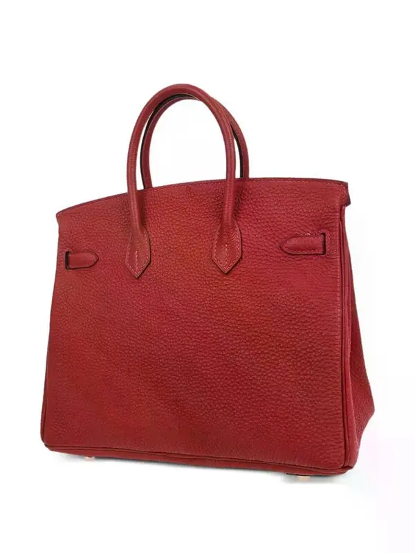 Hermès 2005 25 Birkin Tote Bag - Red