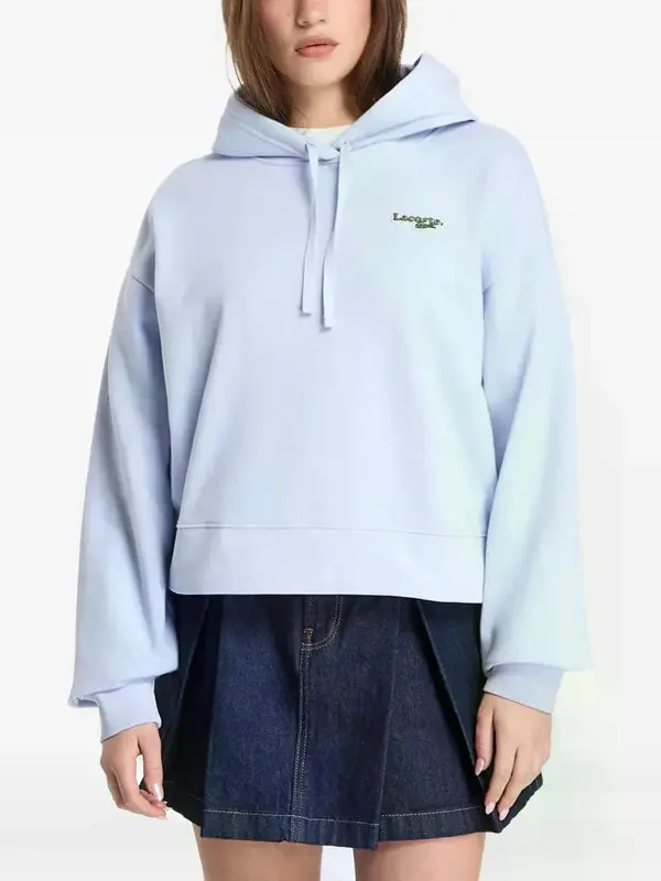 Lacoste Logo-patch Drawstring Hoodie