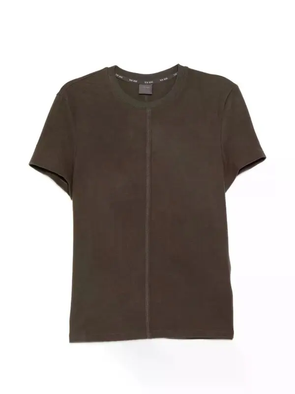 TEAM WANG DESIGN Vertical Seam Detail T-shirt - Green
