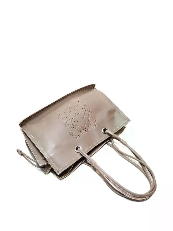 Loewe Anagram Perforated Leather Tote Bag