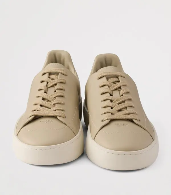 Prada Leather Court Sneakers