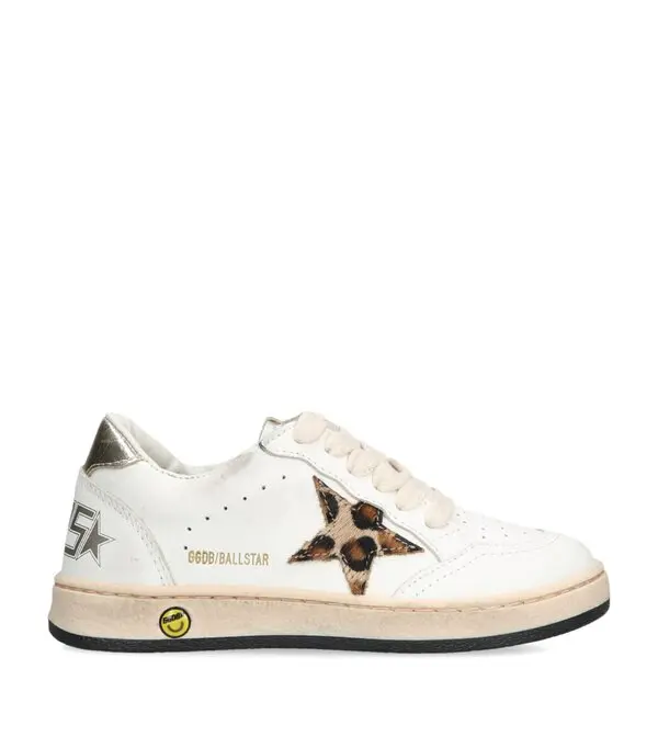 GOLDEN GOOSE Ball Star Leopard Print Sneakers