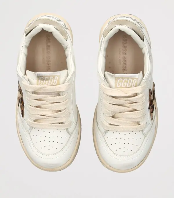 GOLDEN GOOSE Ball Star Leopard Print Sneakers