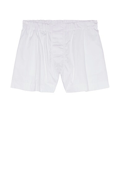 Lacoste Poplin Shorts - Blanc
